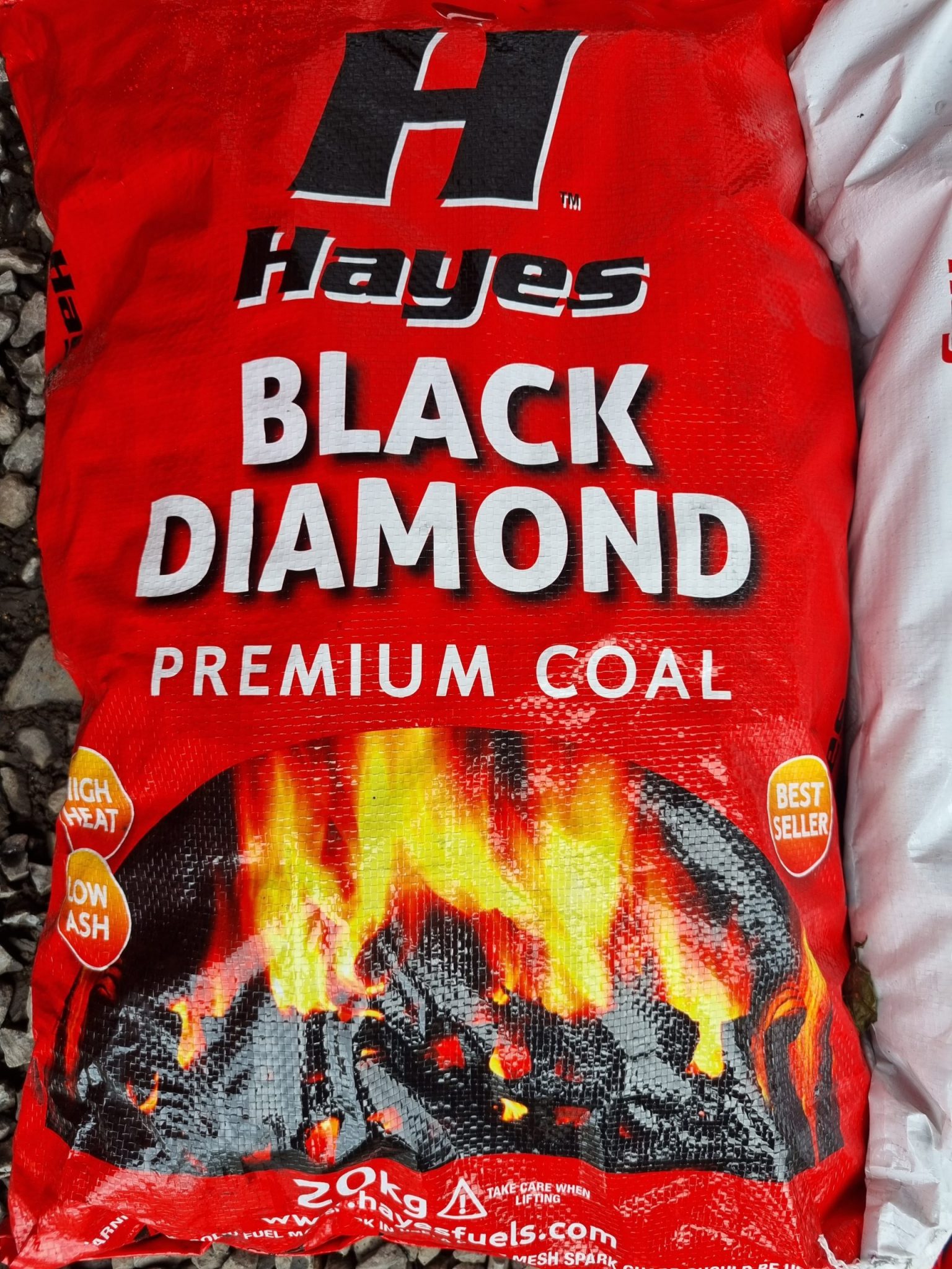 Hayes Black Diamond Premium Coal 20kgs - Landscape & Garden Supplies